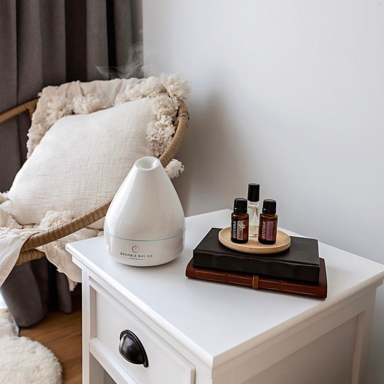 White Wellness Ultrasonic Diffuser / Strip Light – Cherished Creations